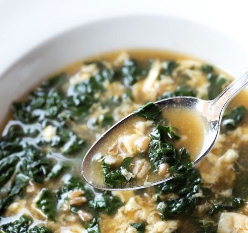 Recipe for Stracciatella - Italian Egg Soup made with Brodo Bone Broth