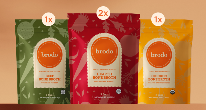 Mixed 4-Pack (4x 3 Cup) - Brodo Broth Co™