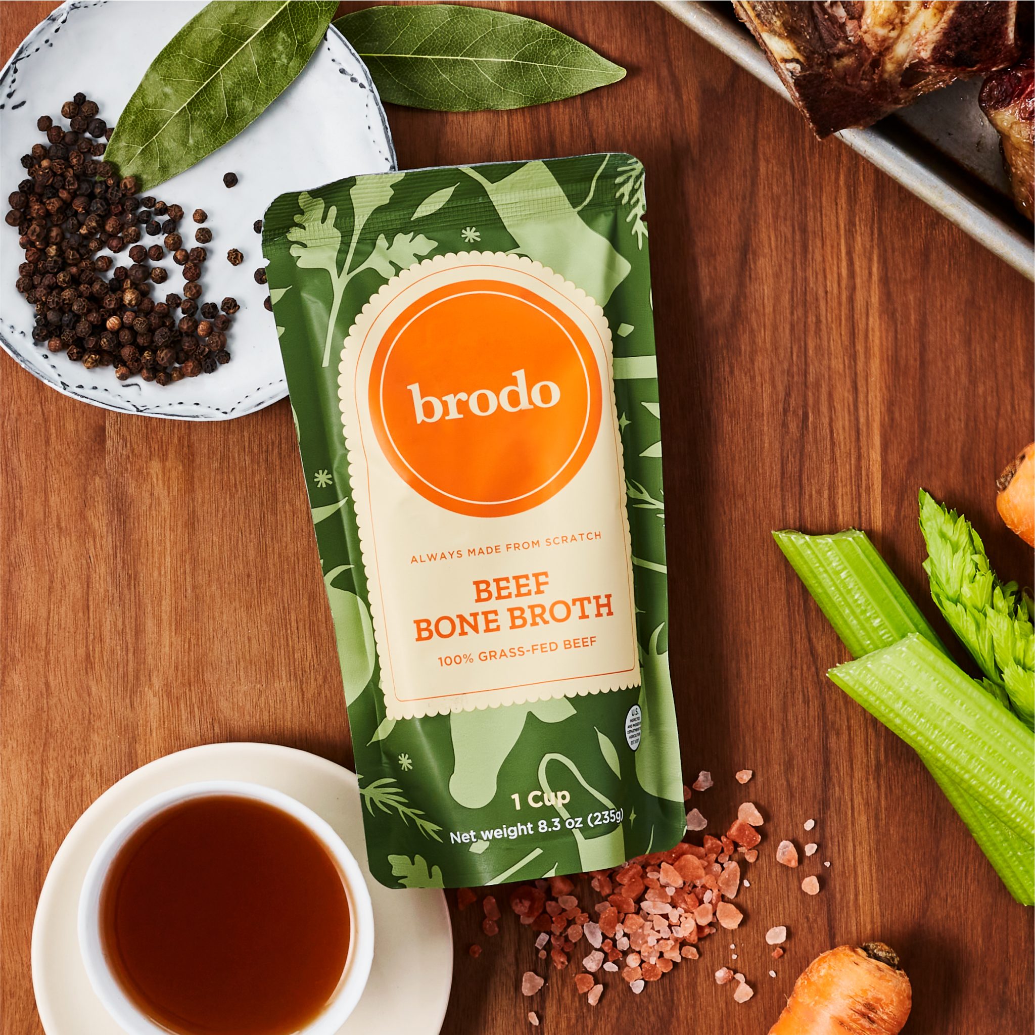 Grassfed Beef Bone Broth (6x 1 Cup) - Brodo Broth Co™
