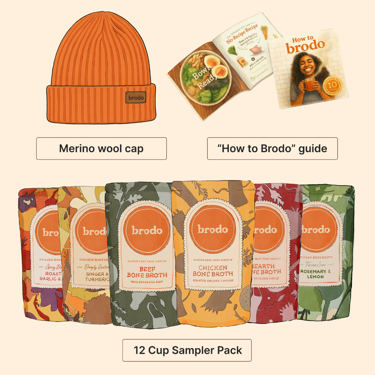 Brodo Holiday Hug Box - The Perfect Gift for Anyone on Your List